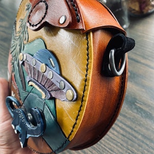 Ufo Abduction Dinosaur Circle Purse With Interchangeable - Etsy