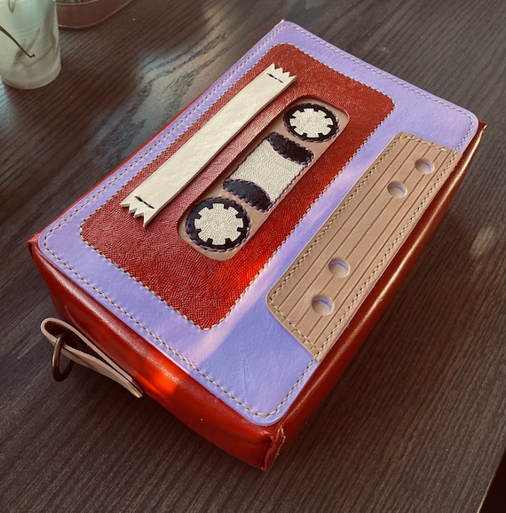 Retro Nostalgic Vintage Style Cassette Tape Leather Bag Purse - Etsy