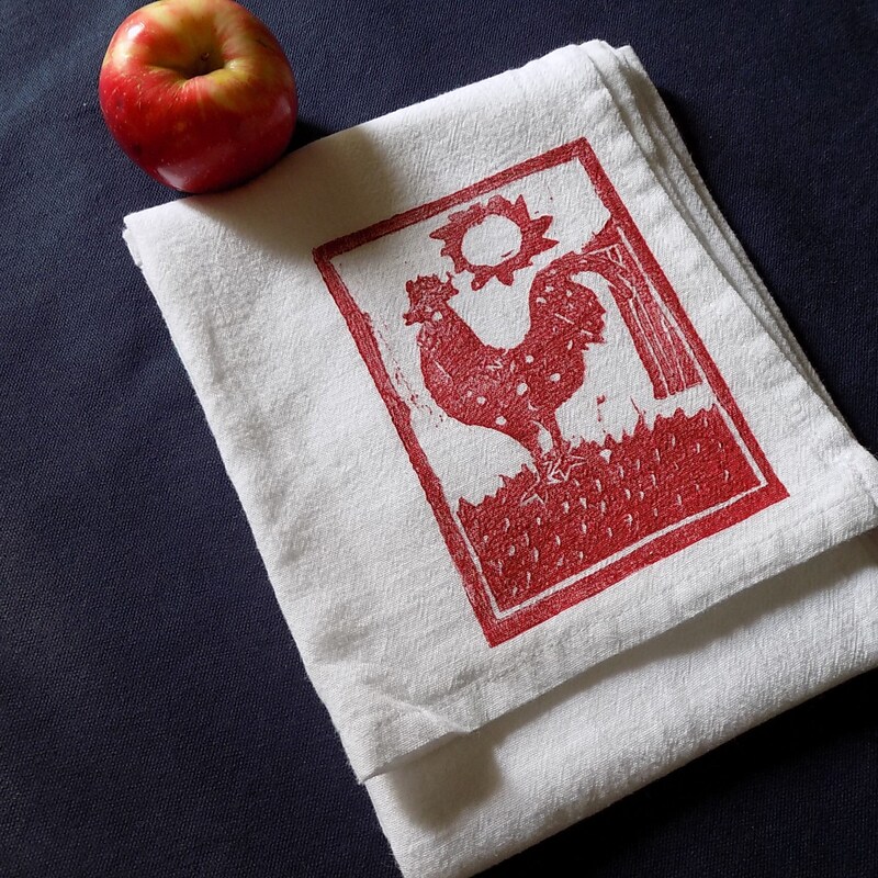 Rooster Dish Towels - Etsy