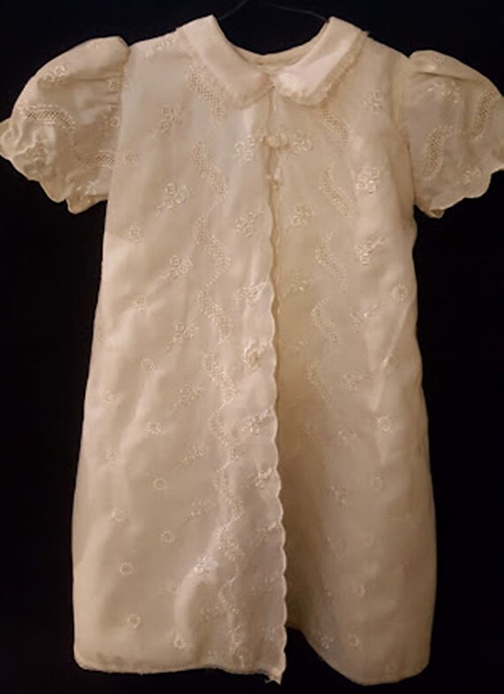 vintage christening baptismal - Gem