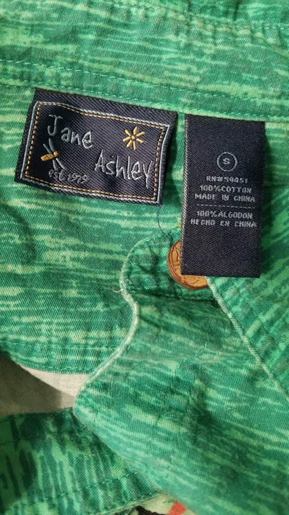 Vintage Jane Ashley Abstract Harbor Scene Jacket - Gem