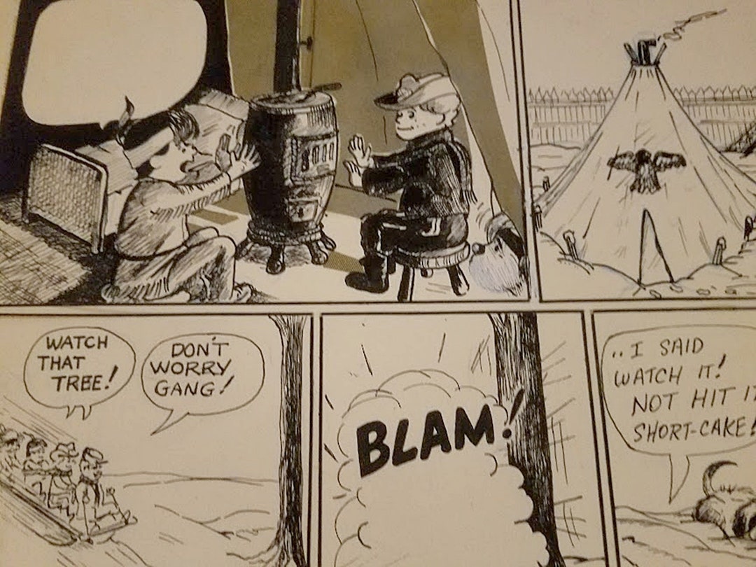 Original Signed Artwork Comic Strip - Etsy