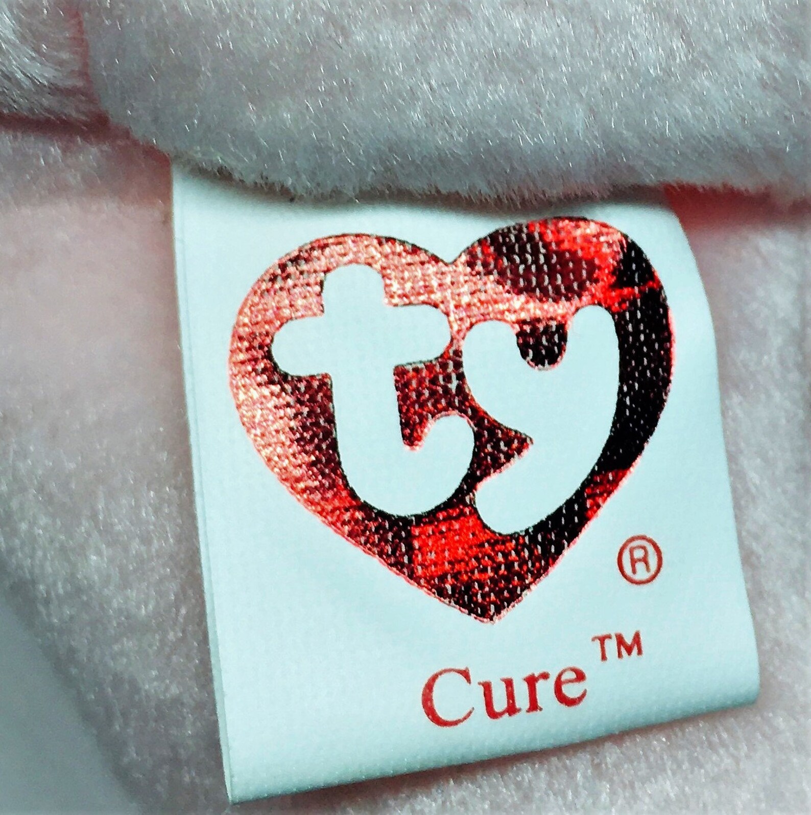 RETIRED! Original Breast Cancer Awareness TY Beanie Baby Bear "cure" - Etsy