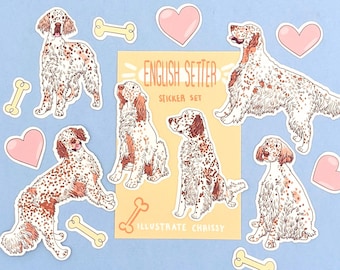 English Setter Sticker - Etsy