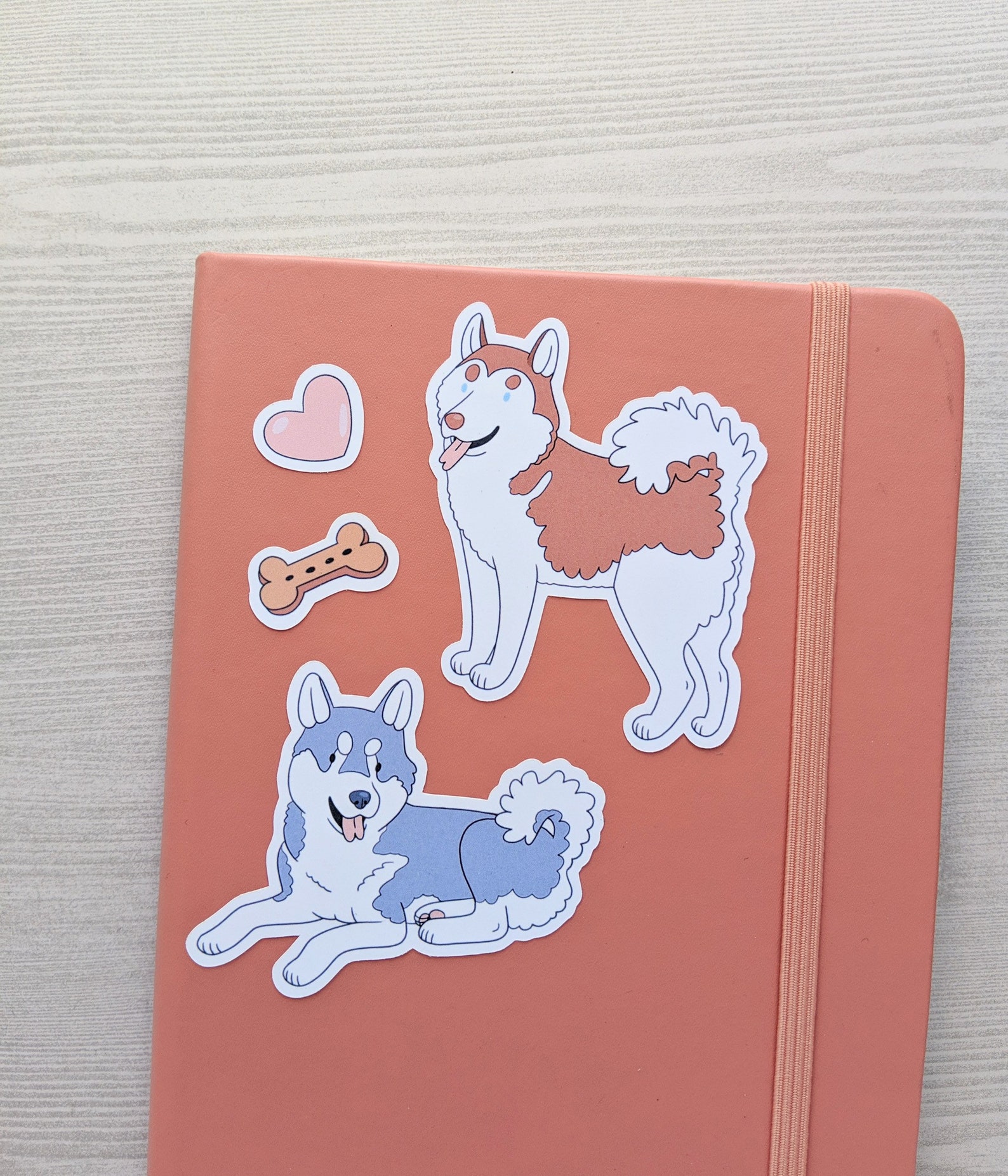 Husky Stickers Dog Sticker Set | Etsy