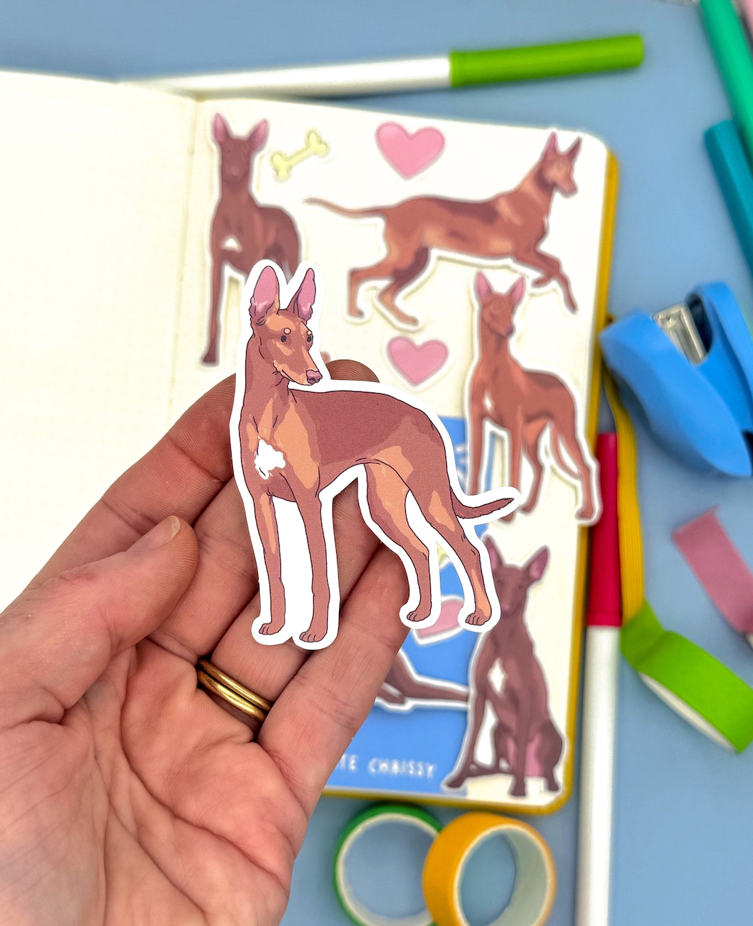 Pharaoh Hound Stickers - Waterproof - Etsy