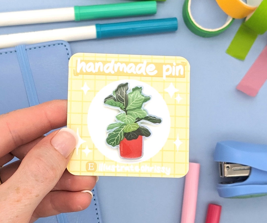 Fiddle Leaf Fig Pin - Etsy