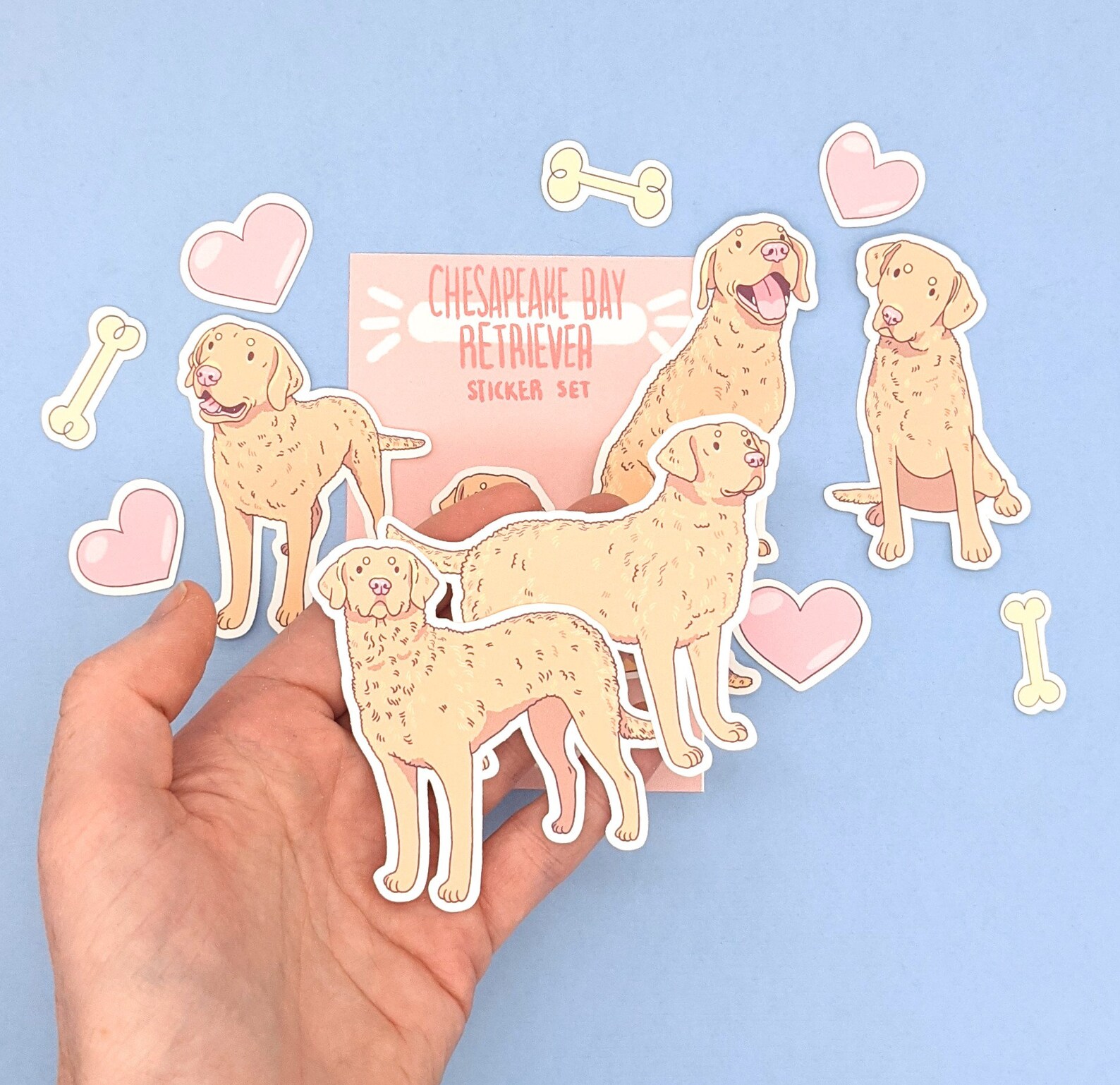 Deadgrass Chesapeake Bay Retriever Stickers Cute Dog Sticker - Etsy