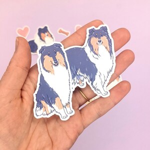 Tricolor Rough Collie Sticker Set - Rough Collie Stickers - Dog ...