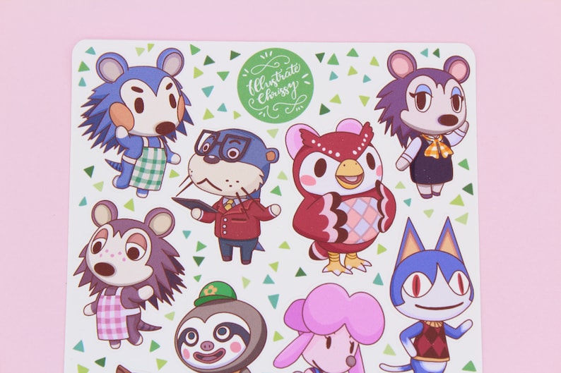 Animal Crossing Stickers Nintendo Animal Crossing Cute | Etsy