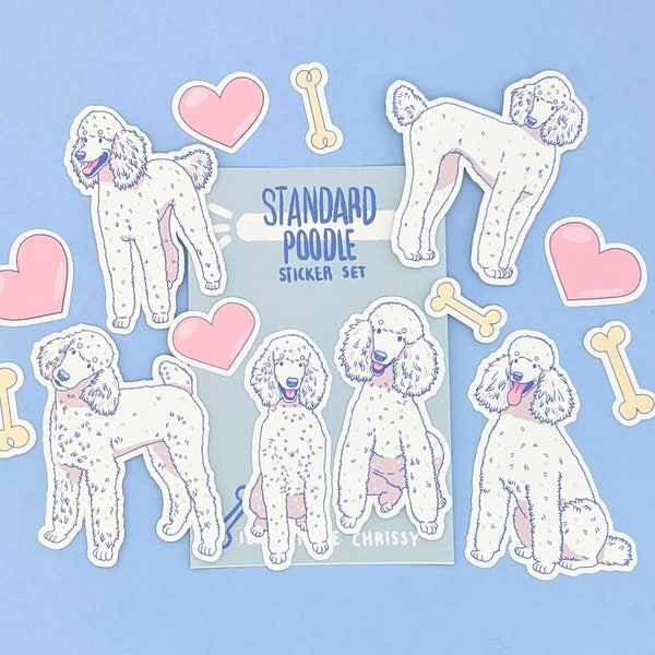 Poodle Sticker - Etsy