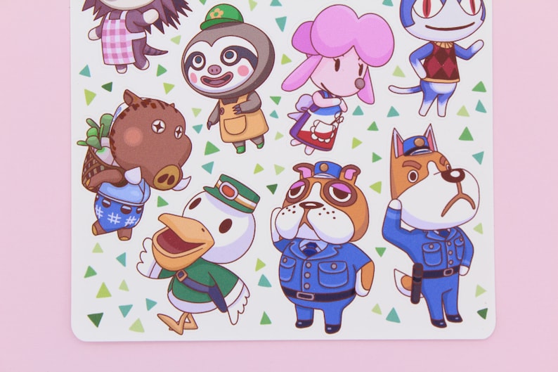 Animal Crossing Stickers Nintendo Animal Crossing Cute | Etsy
