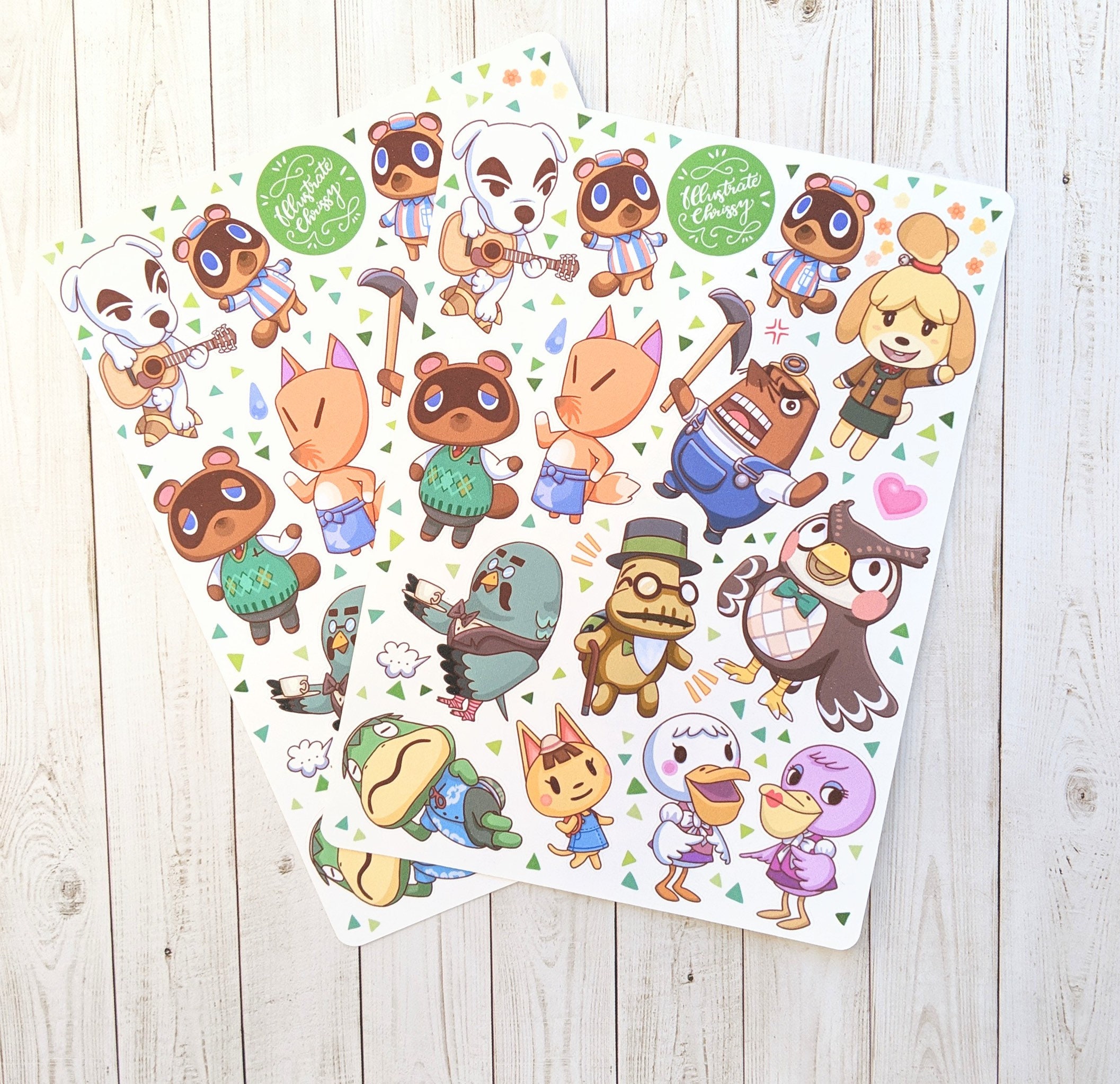 Animal Crossing Stickers - Isabelle Stickers - Cute Nintendo Stickers ...
