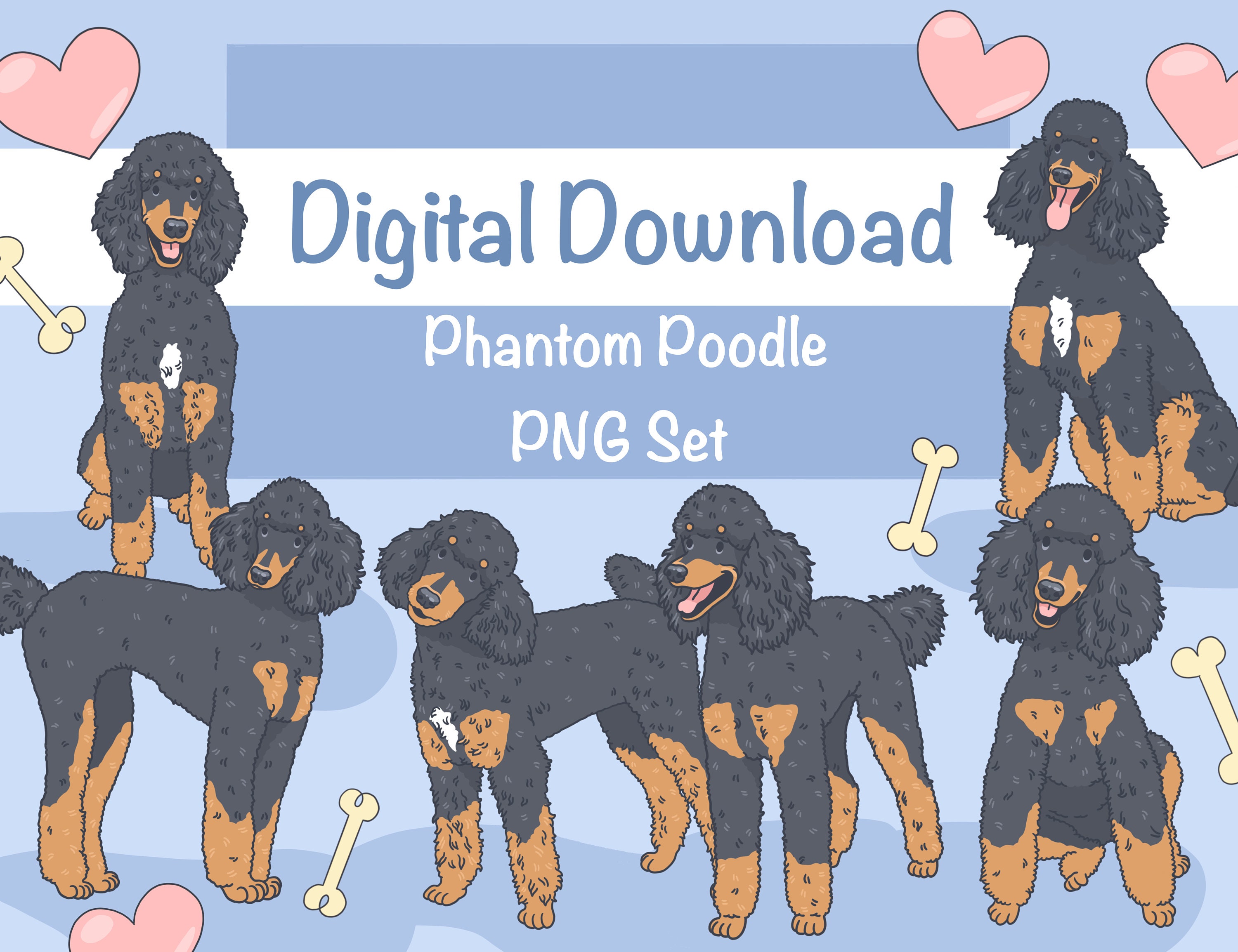 Printable Poodle Stencil