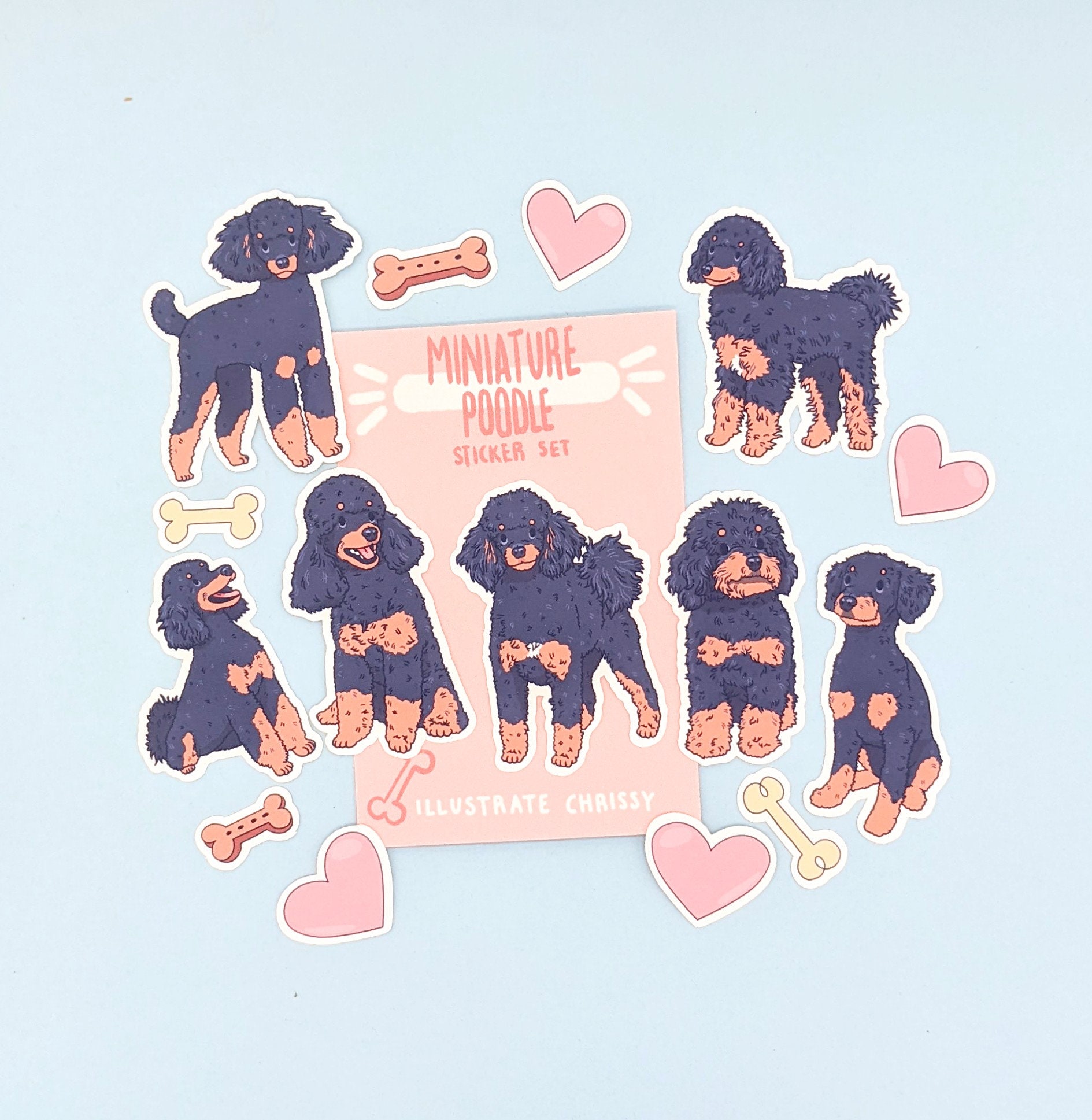 Cartoon Mini Poodle - Etsy