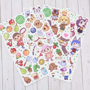 Animal Crossing Sticker Pack - Nintendo Stickers - Cute Animal Crossing ...
