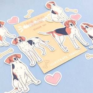 Treeing Walker Coonhound Stickers - Cute Dog Stickers - Hound Dog ...