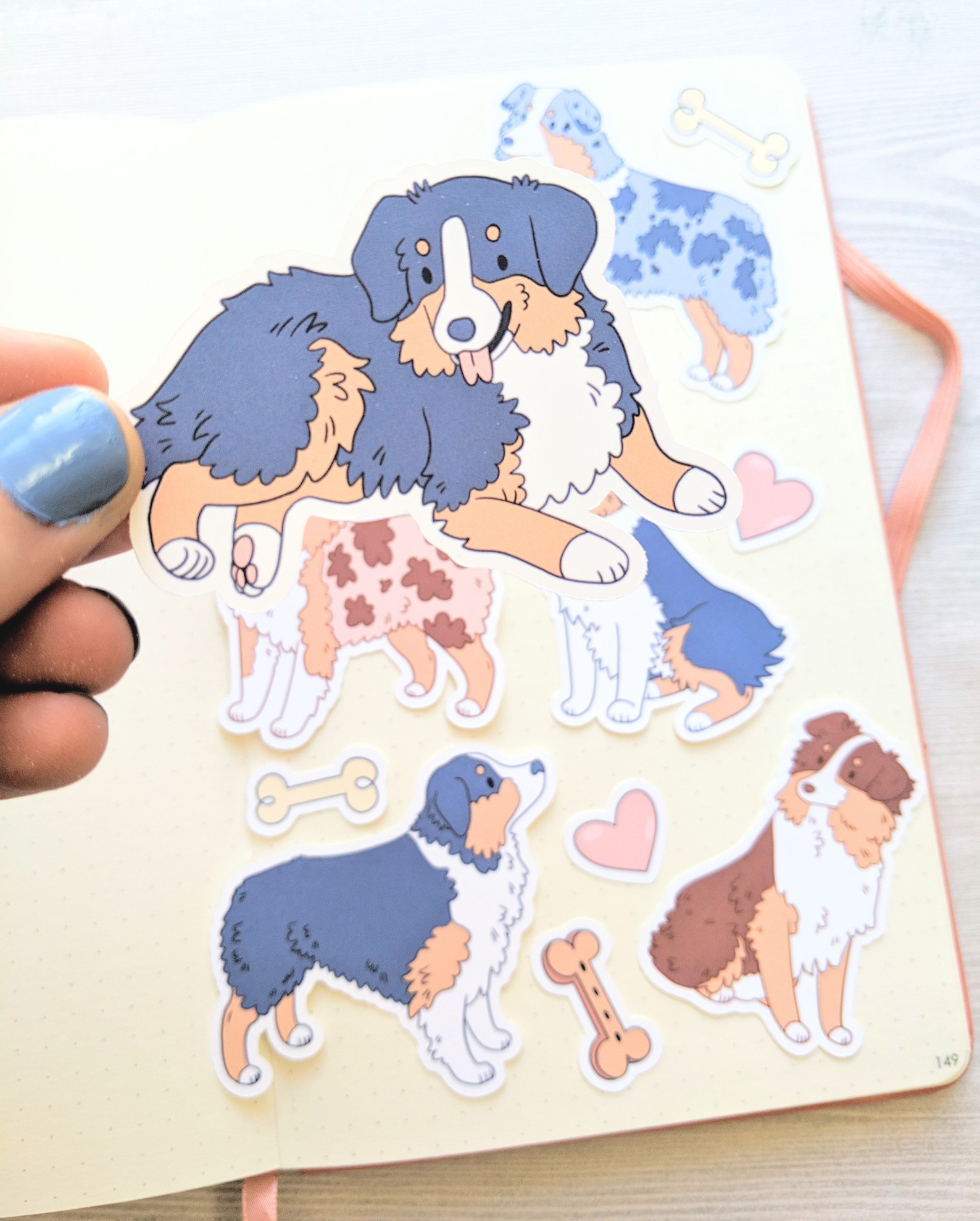 Miniature American Shepherd Stickers - Miniature Australian Shepherd ...