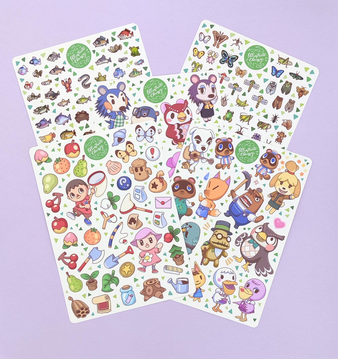 Animal Crossing Sticker Mega Pack Animal Crossing Stickers - Etsy