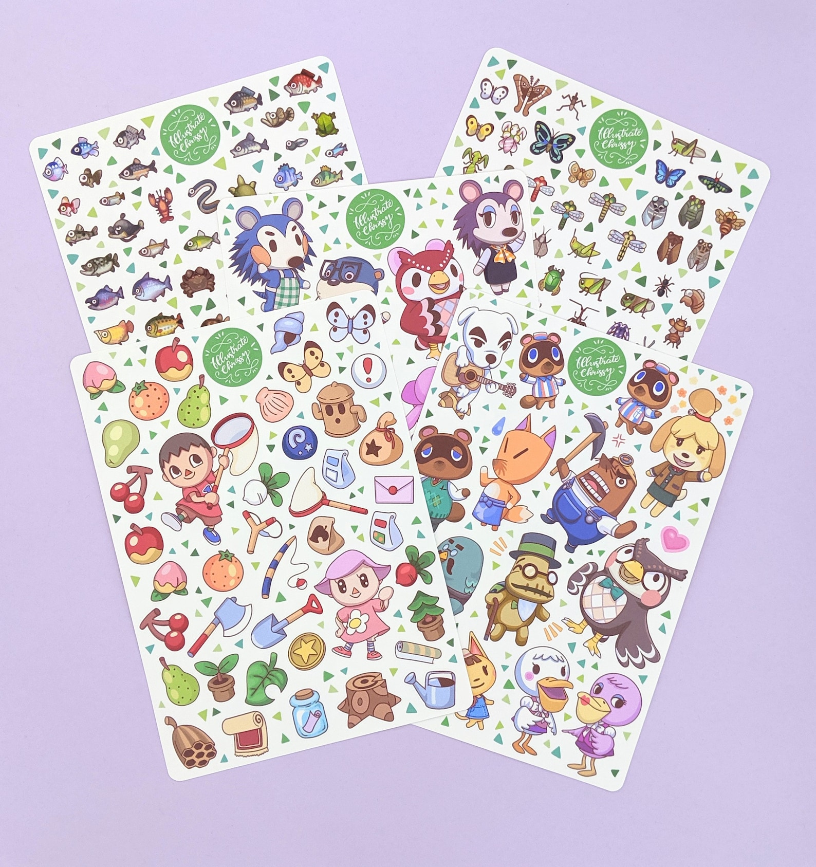 Animal Crossing Sticker Mega Pack Animal Crossing Stickers - Etsy