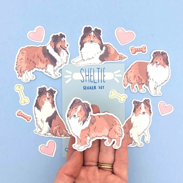 Sheltie Sticker - Etsy