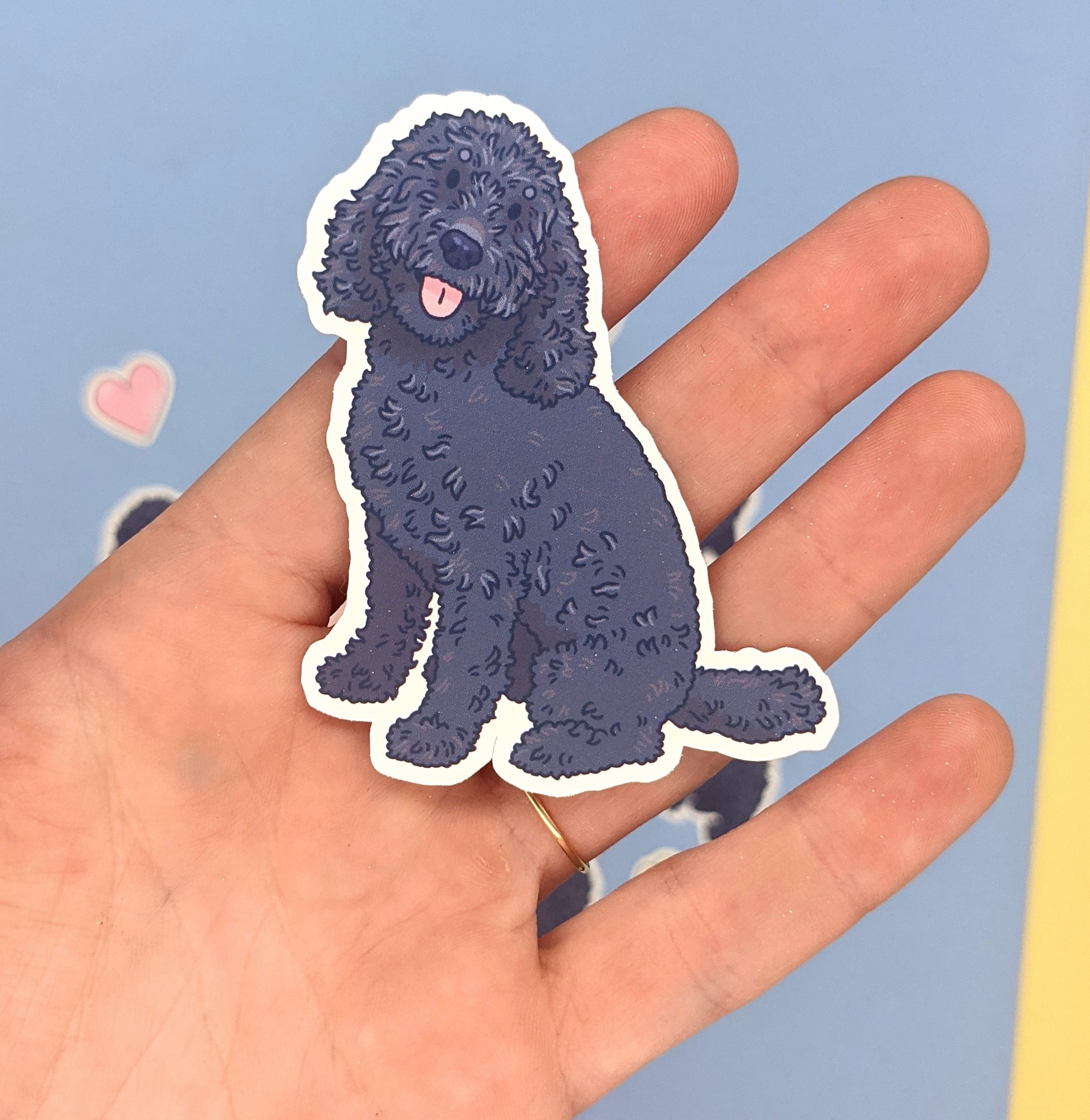 Black Cockapoo Stickers - Cute Cockapoo Gift - Dog Sticker Set - Etsy