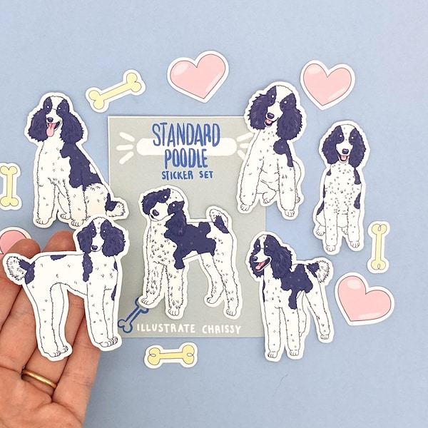Poodle Sticker - Etsy