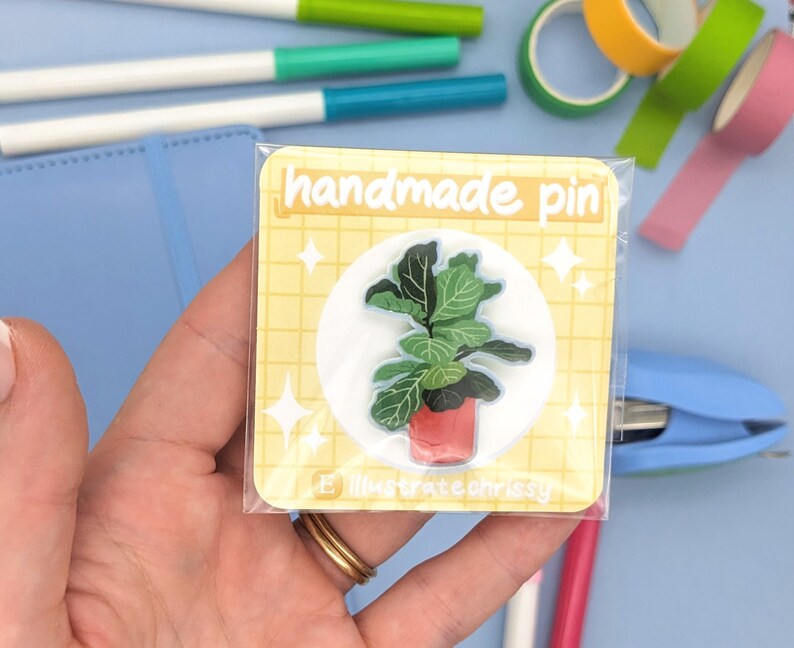 Fiddle Leaf Fig Pin - Etsy