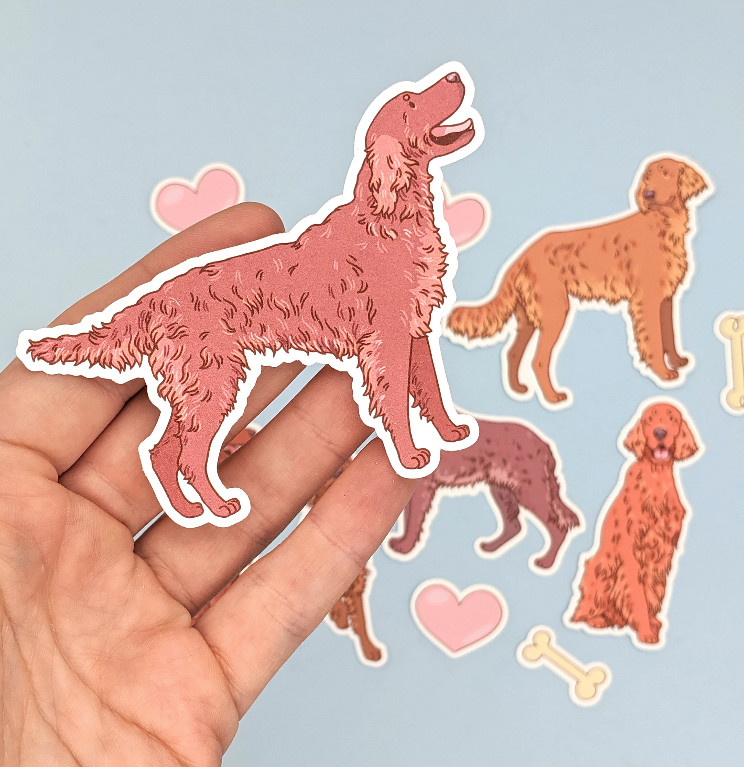Irish Setter Stickers Cute Dog Sticker Set | Etsy India