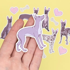 Xoloitzcuintli Stickers - Cute Dog Stickers - Xolo Dog - Mexican ...