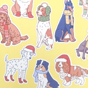 Snow Dogs Sticker Set - Winter Dog Stickers - Cute Stickers - Etsy