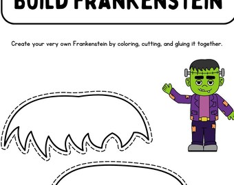 Build A Monster Mix and Match Clip Art Set Halloween Creatures - Etsy