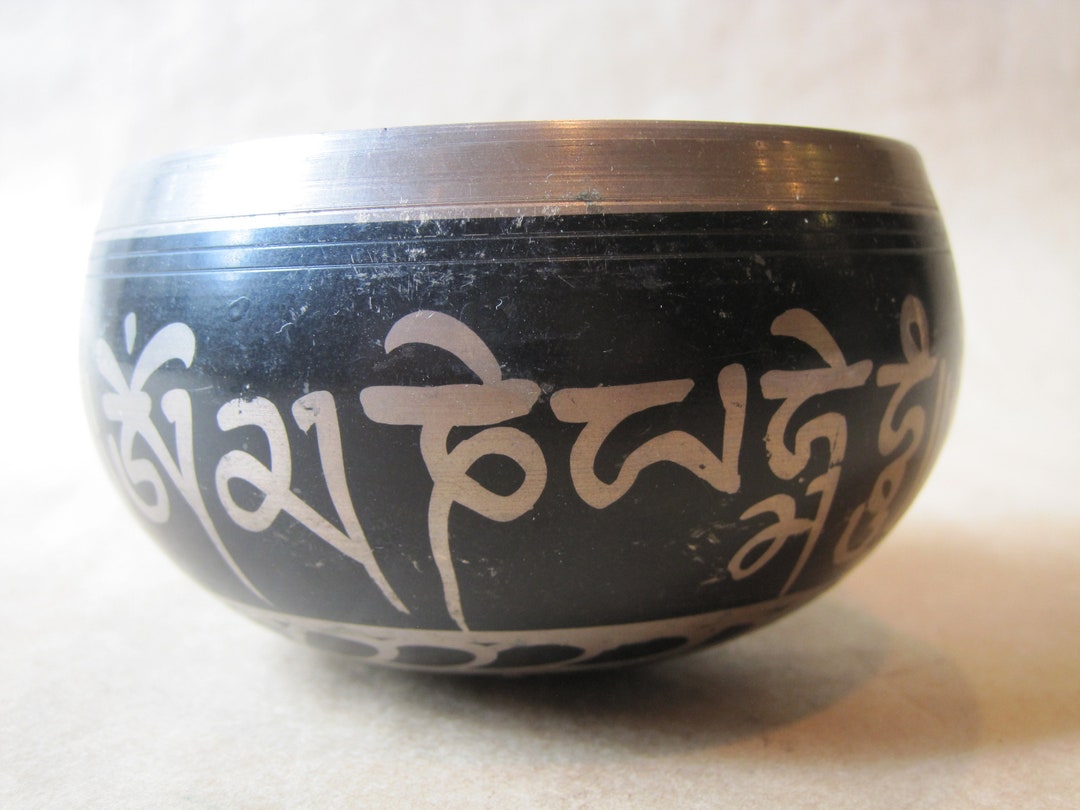 Vintage 4" Singing Bowl Harmonic Tone Zen Instrument Healing Vibration ...