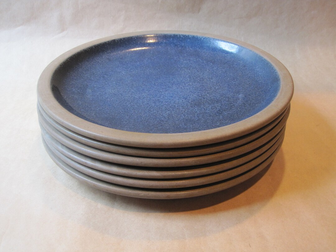 Vintage Edith Heath Pottery Set of 6 Dinner Plates 11.5 - Etsy