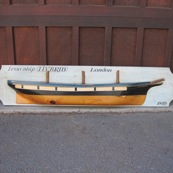 Rustic Boat Sculpture - Etsy