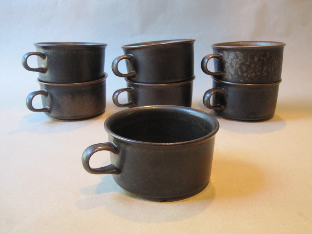 Vintage Arabia Finland Ruska Pattern Single Tea / Coffee Cup Brown Fall ...