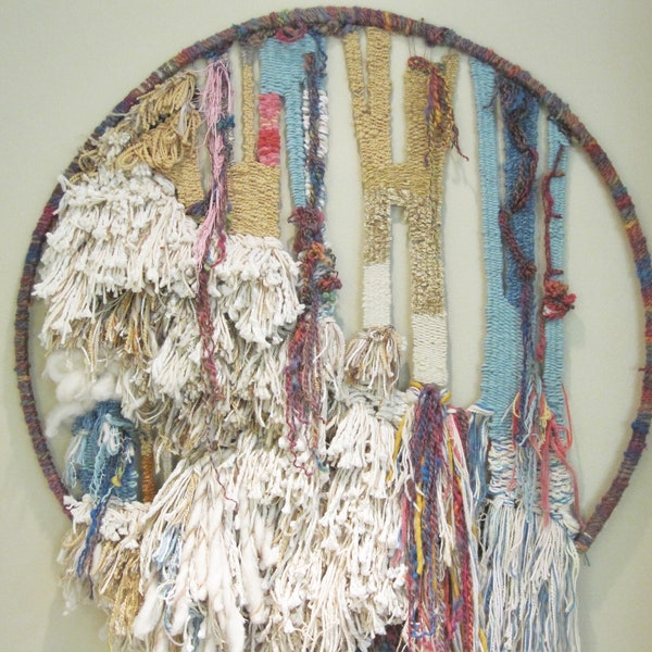 Round Woven Wall Hanging - Etsy