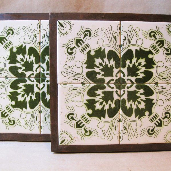 Green Spanish Tiles - Etsy