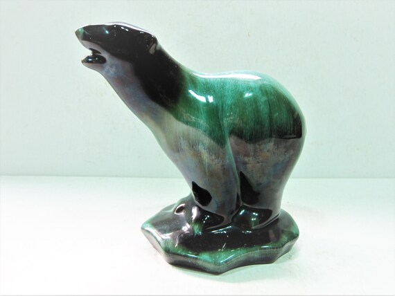 Mid Century Canuck Pottery Canada Polar Bear Vintage Ceramic | Etsy