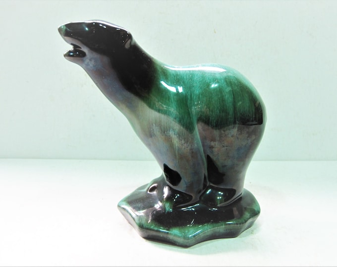 Mid Century Canuck Pottery Canada Polar Bear Vintage Ceramic Sculpture ...