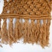 Vintage Jute Macrame Large Beaded Textile Wall Hanging Boho Hippie ...