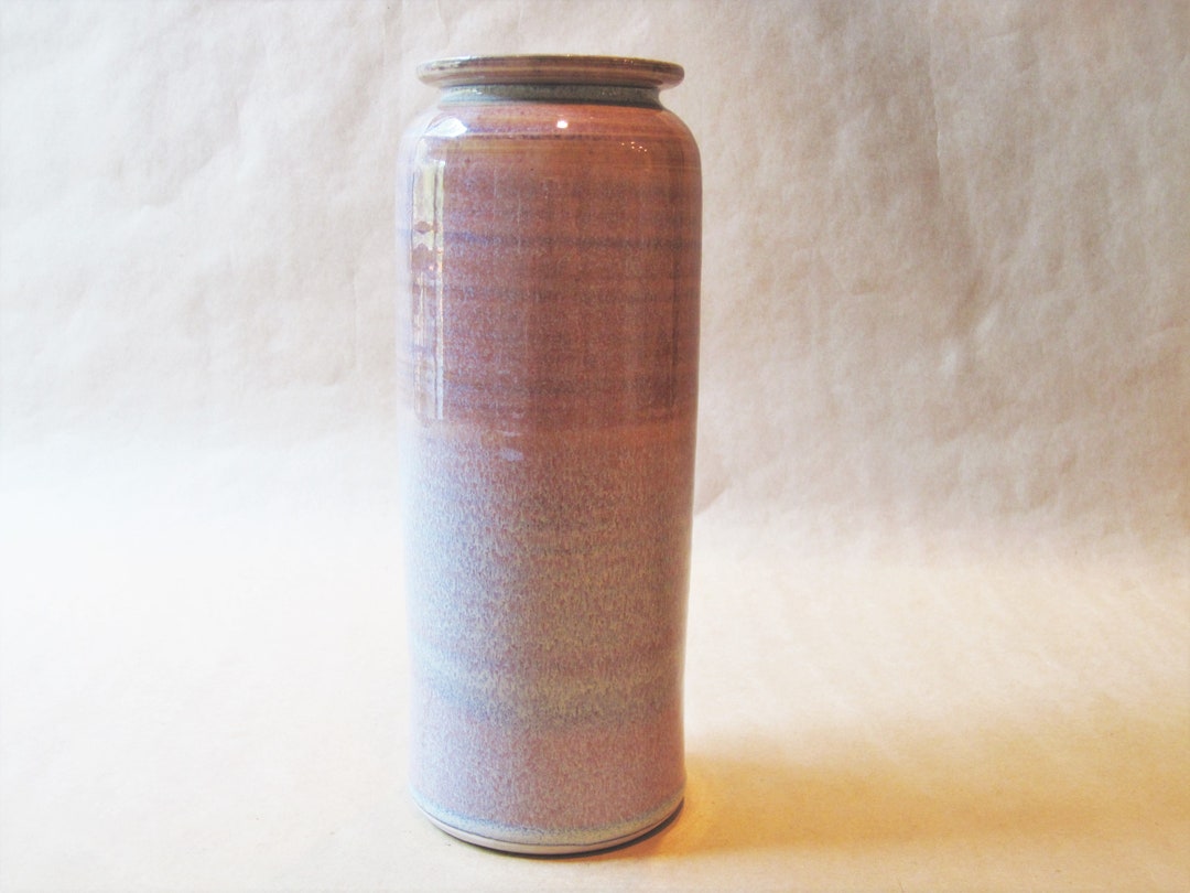 Vintage Bruning Pottery 9 Column Art Pottery Ikibana Vase Mid Century ...