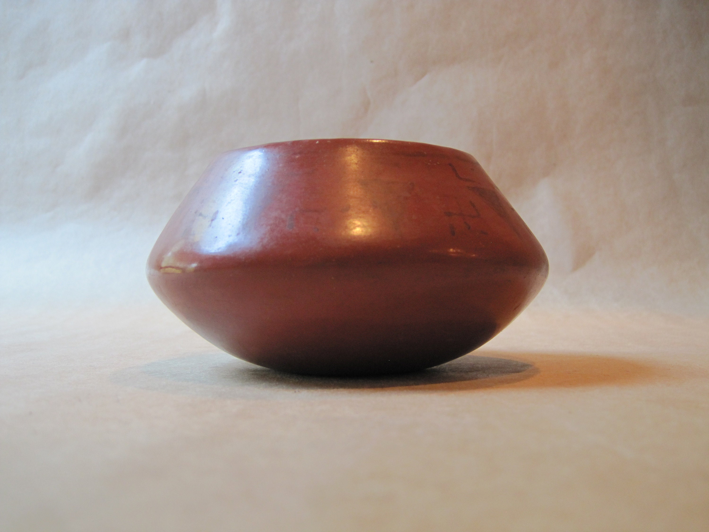 Antique Native American Polychrome Paint Pot Vase Burnish Red - Etsy