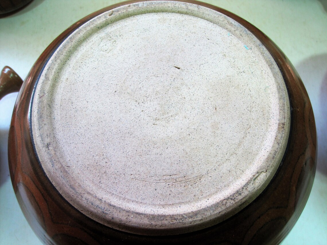 Stunning Vintage Mid Century Modern Signed Studio Pottery | Etsy