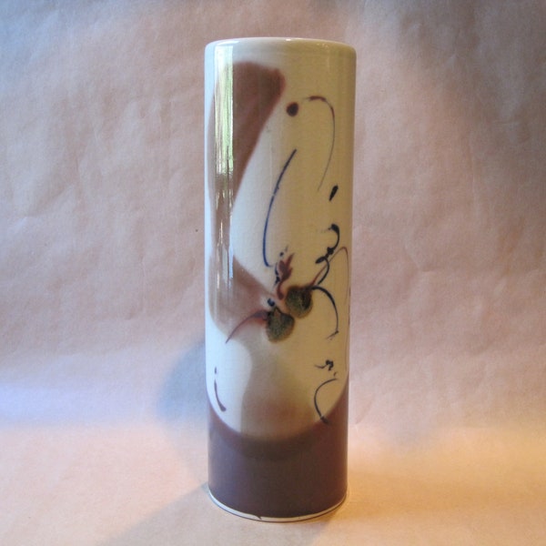 Cobalt Cylinder Vase - Etsy