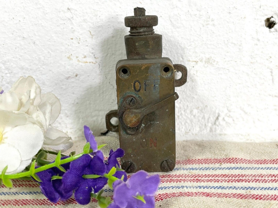 Vintage Bmac Brass Maritime Small on off Switch Lights Ignition - Etsy UK