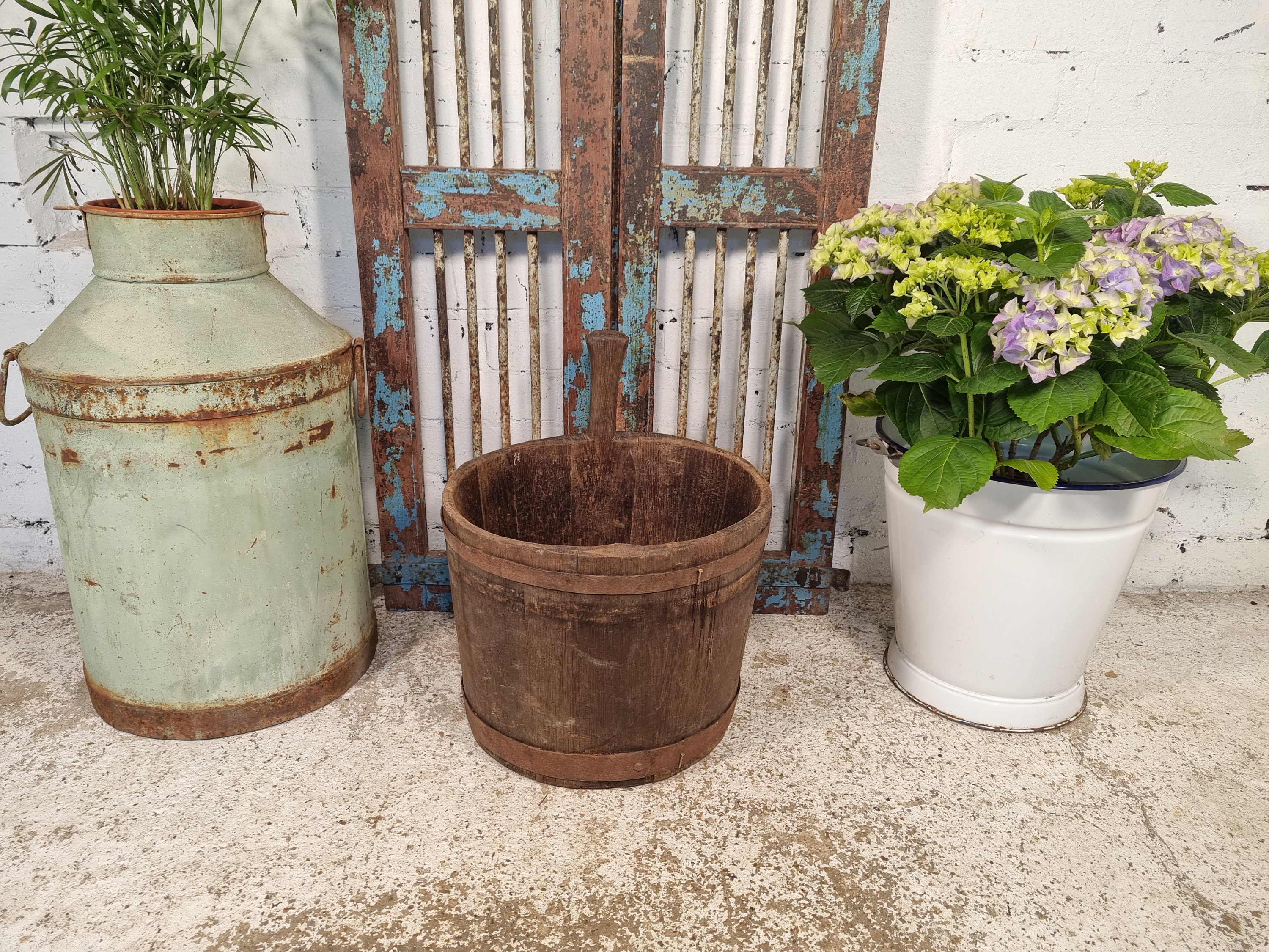 Antique Primitive 19th Century Oak Piggin Bucket With Handle - Etsy UK