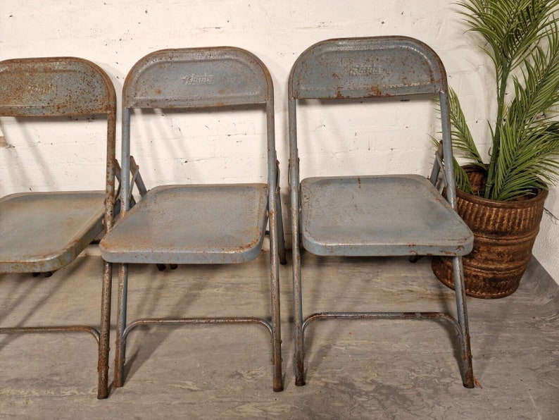 Vintage Rustic Industrial Metal Folding Indian Garden Chair - Etsy