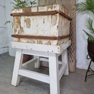 Vintage French Rustic Butchers Block on Stand - Etsy
