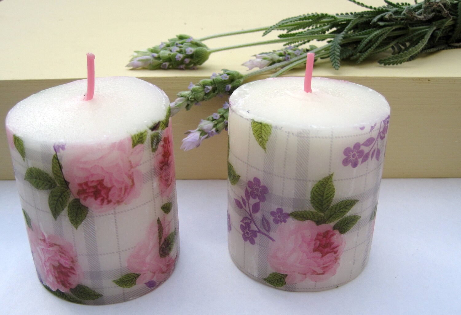 Velas decoradas - Etsy España